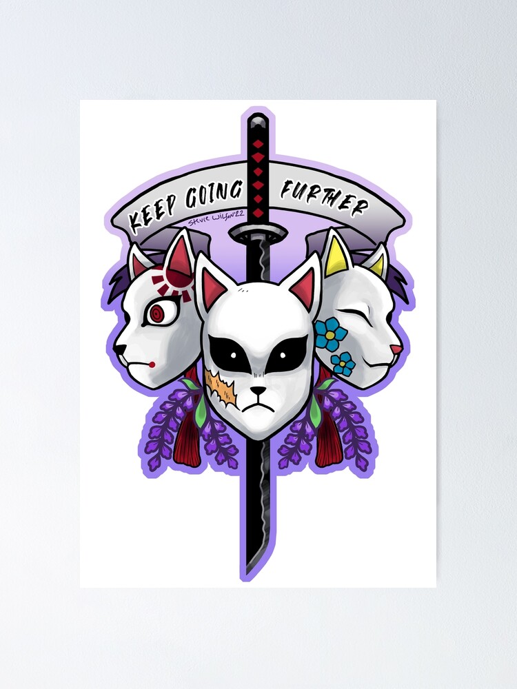 "Demon Slayer Sabito" Poster by swinku | Redbubble