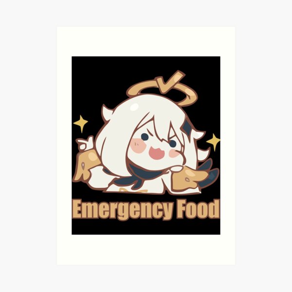 "Paimon Genshin Impact Emergency Impact Classic ." Art Print for Sale ...