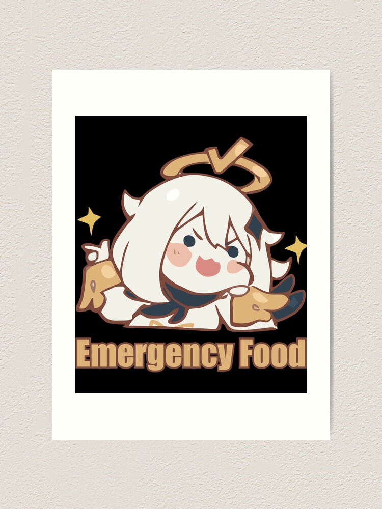 "Paimon Genshin Impact Emergency Impact Classic ." Art Print for Sale ...