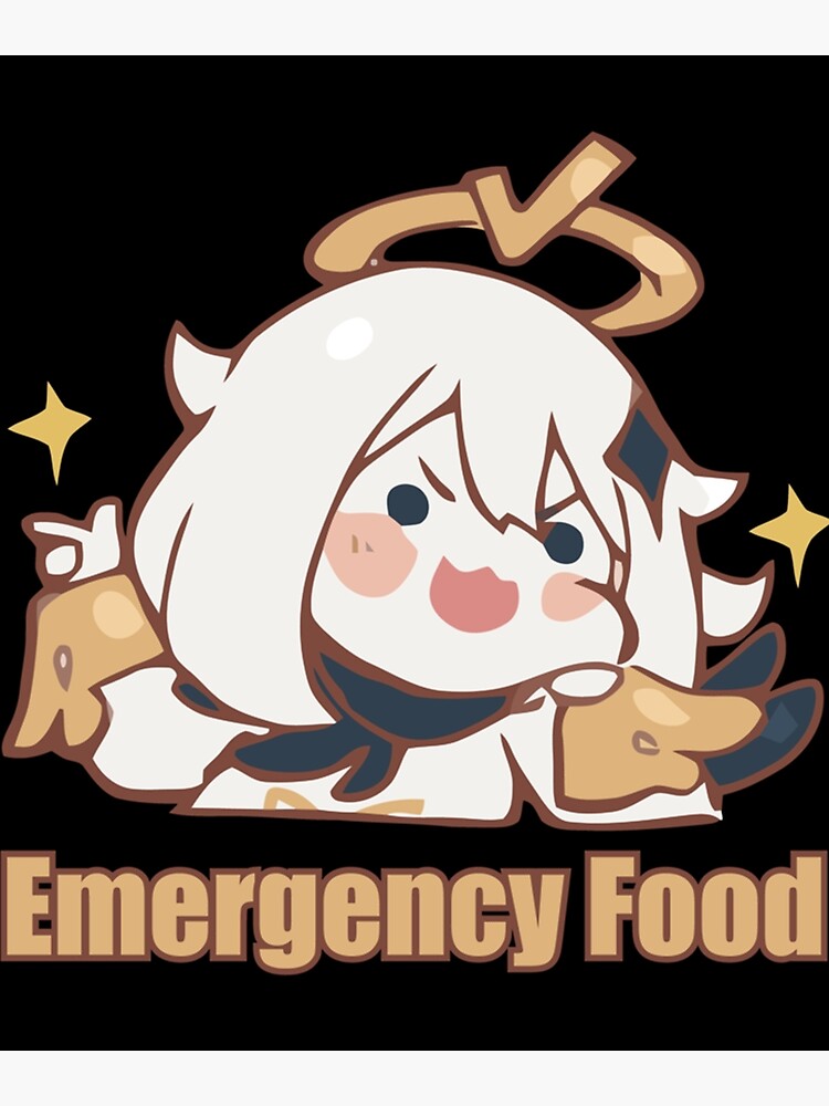 "Paimon Genshin Impact Emergency Impact Classic ." Art Print for Sale ...