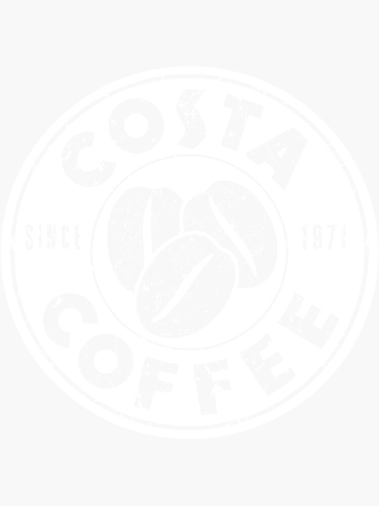 "Costa UK Coffee Chain Logo design Classic" Sticker by LincolnSanfor21 ...