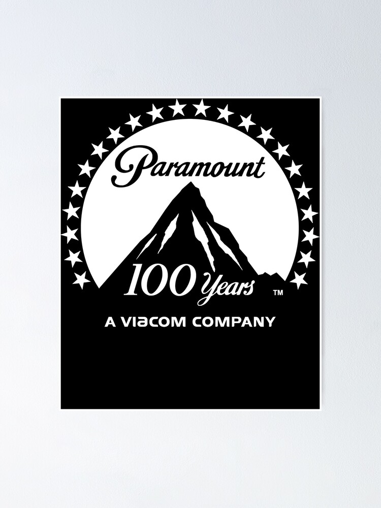 "Paramount 100 Years Movies Pictures logo" Poster for Sale by ColumbiaD ...