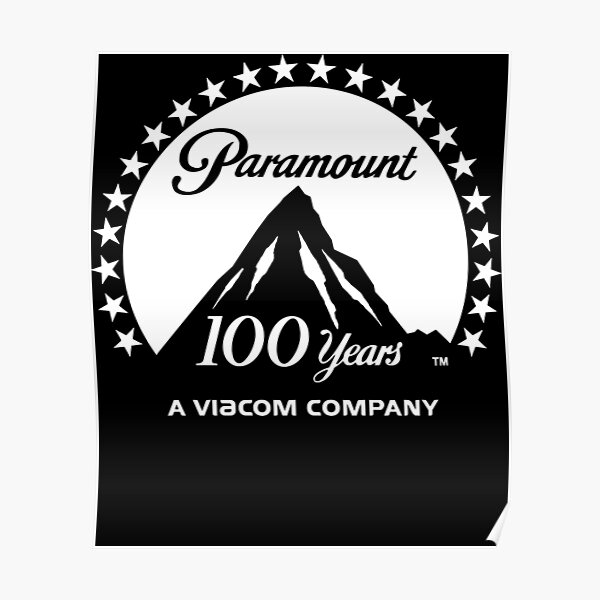 "Paramount 100 Years Movies Pictures logo" Poster for Sale by ColumbiaD ...