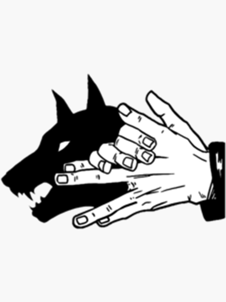 "Copy of Divine Dogs Megumi Fushiguro Jujutsu Kaisen Sticker" Sticker ...