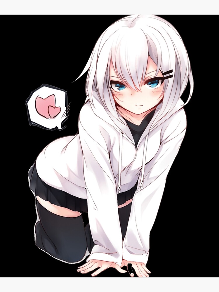 "Kawaii Anime Girl Cute Waifu Material Neko Catgirl Classic ." Poster ...