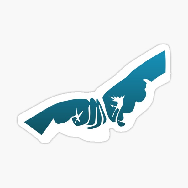 "Hydro Fist Bump Sticker" Sticker by cooldazzars | Redbubble