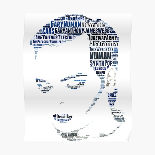 "Gary Numan Best Gifts Men" Poster for Sale by Barros8200 | Redbubble