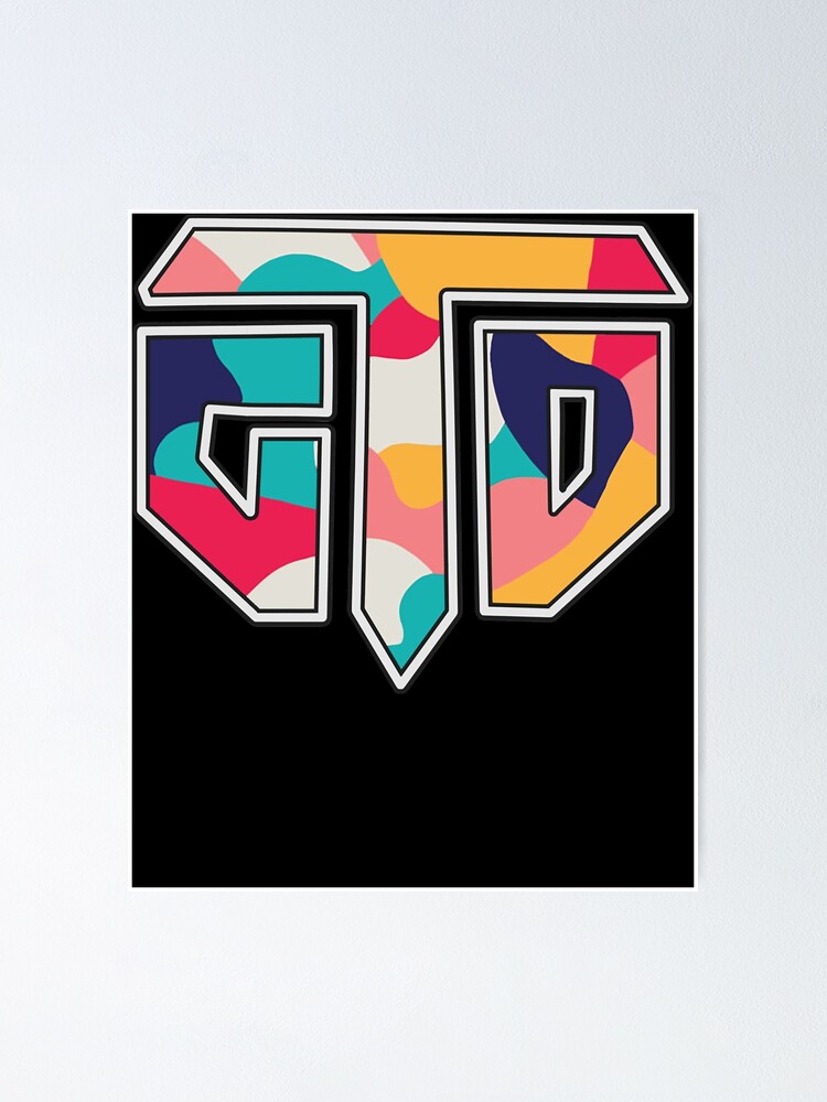 Póster «Para hombres, mujeres, Gtd, diseño colorido para Gervonta Mma y ...