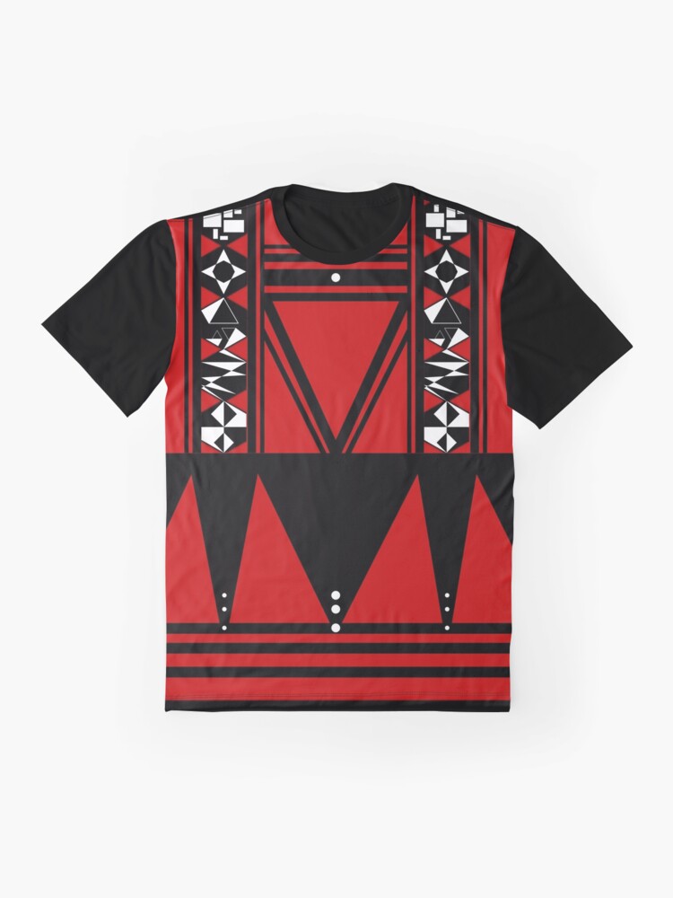 "African Xhosa Wedding Attire | Traditional Umbhaco Red" T-shirt for ...