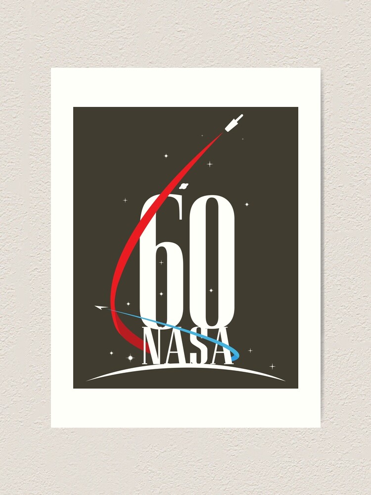 "60th Anniversary Space Nasa Graphic Funny, Basic Novelty, Graphics ...