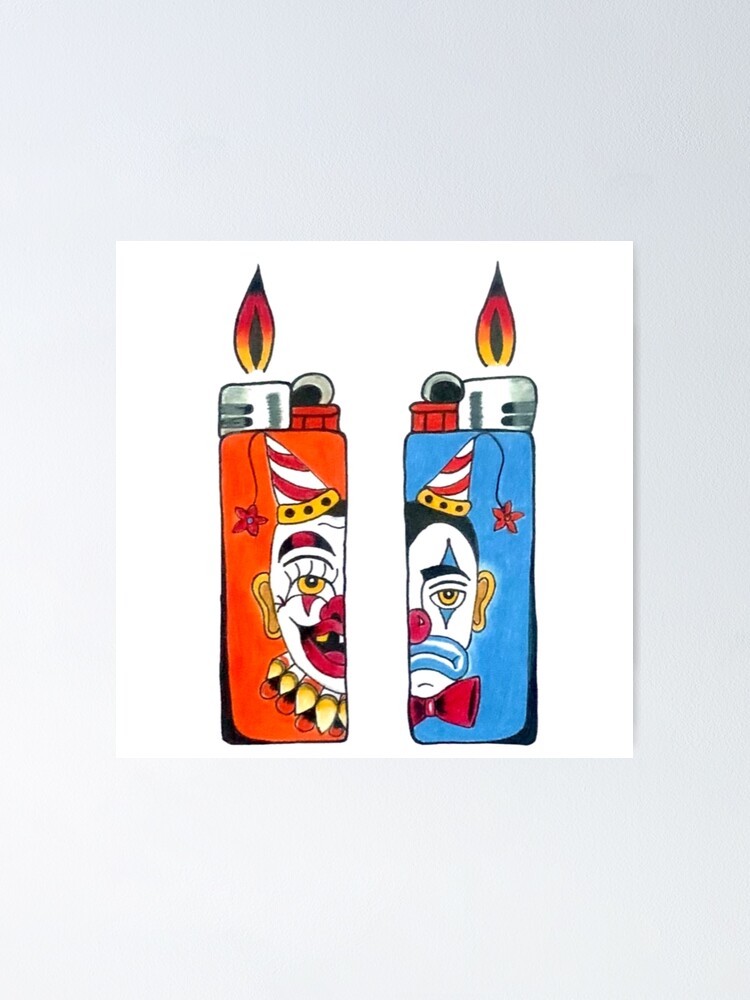 "Happy Sad Clown " Poster for Sale by mortaladesigns | Redbubble