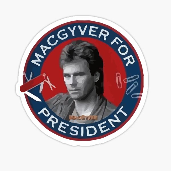 "Great Model Macgyver Cool Graphic Gift" Sticker for Sale by ...