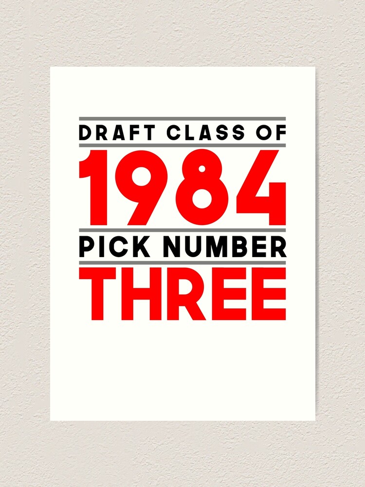 "Class of 84, Pick 3" Art Print for Sale by hkxdesign | Redbubble