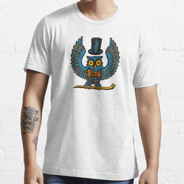 "prison tattoo owl, safe cracker, hacker" T-shirt by goatboyjr | Redbubble