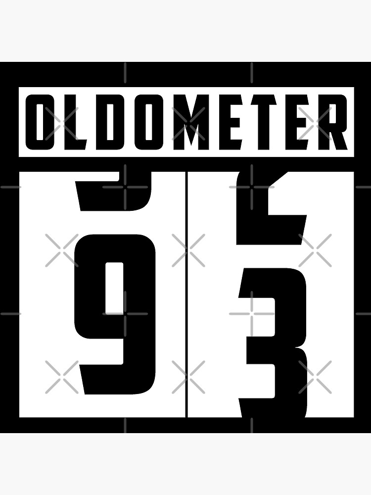 " Oldometer counter Number 93 birthday" Poster for Sale by HeavyStyle ...