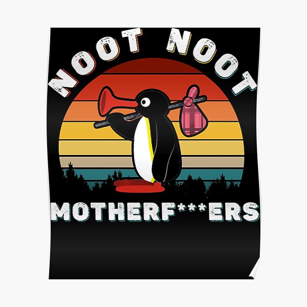 "Noot Noot Pingu Shirt Noot Meme Geschenk, Pingu Noot Noot Motherf ...
