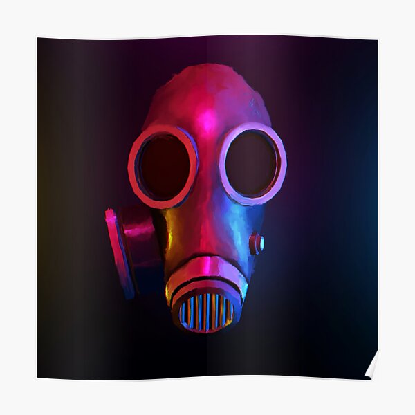 "Painterly Pyro Head" Poster for Sale by SnipersKgroWife | Redbubble