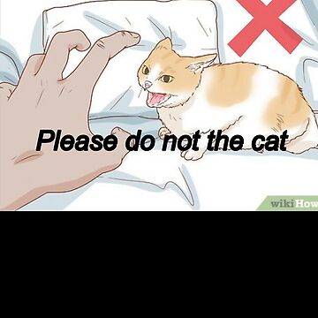 "Please Do Not The Cat Meme " Essential T-Shirt for Sale by bangamaliel ...
