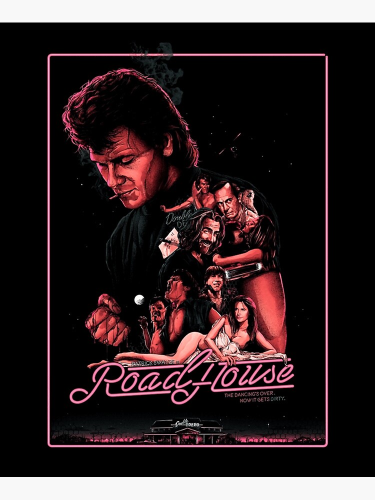 "Road House Poster" Sticker for Sale by gamelnjwegma | Redbubble