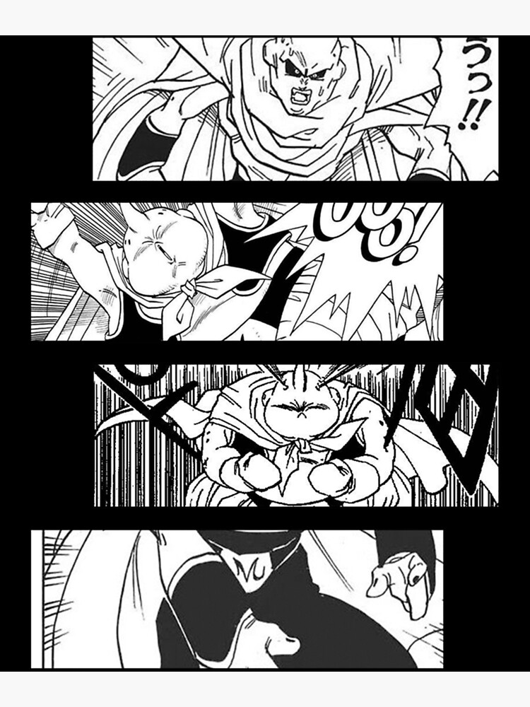 "Majin Buu Dragon Ball Doragon Boru Manga Panel Design Classic ." Art ...