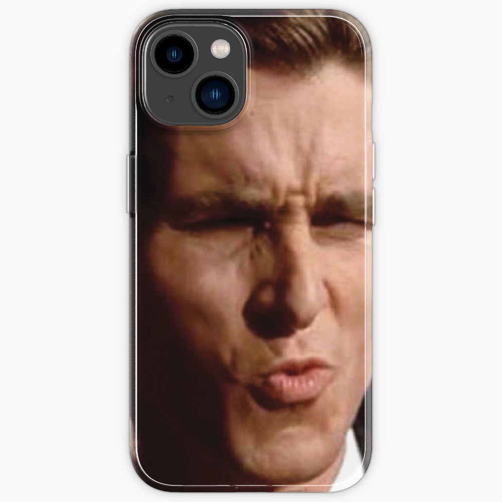 "Patrick Bateman Ooh Face Meme" iPhone Case for Sale by neatcookie ...