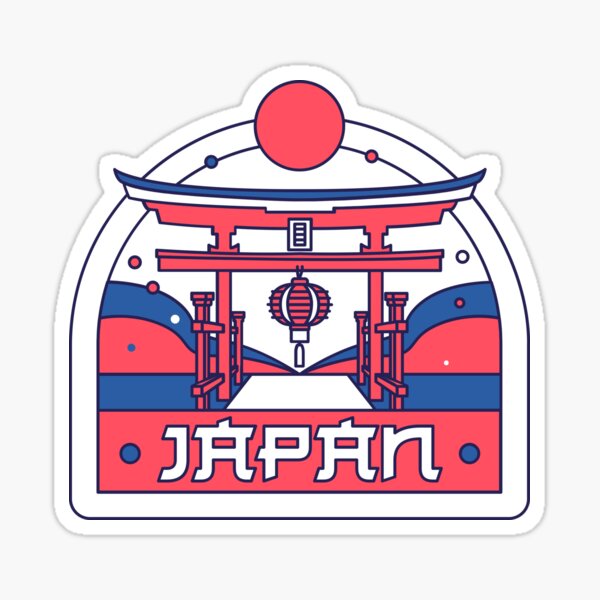 "Japanese" Sticker by Yash0707 | Redbubble