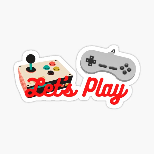 "Let's Play" Sticker by LeeCreator | Redbubble