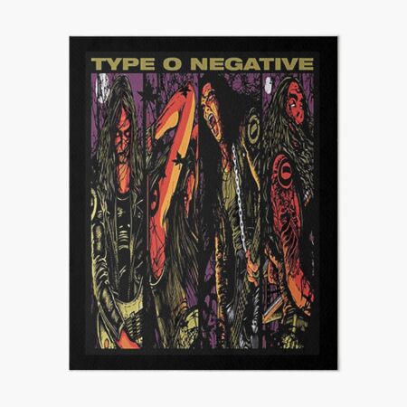 "New,type o negative - logo " Art Board Print for Sale by GuiaHuiy ...