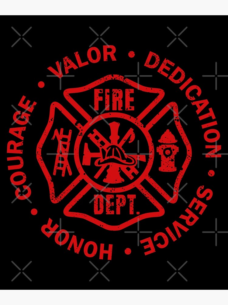 "Fire Department Logo Firefighter Badge Fire Department Firefighter ...