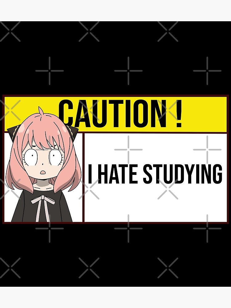 "cute anya forger caution sign" Poster for Sale by Semzig | Redbubble