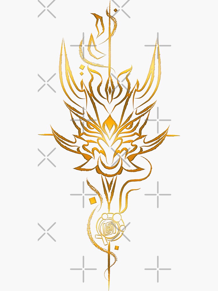 "Arataki Itto Genshin Impact (white)" Sticker by LokittyLevi | Redbubble