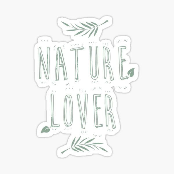 "Nature Lover - Boho Blue" Sticker for Sale by LeahMcNeir | Redbubble