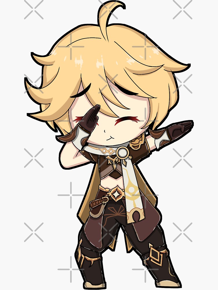 "Chibi aether Dab " Sticker for Sale by SovereignAngel | Redbubble