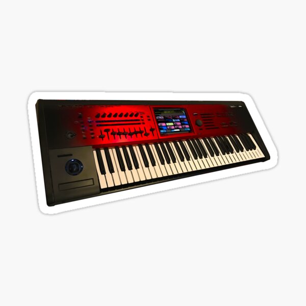 "Korg Kronos Red " Sticker by Musosmerch | Redbubble