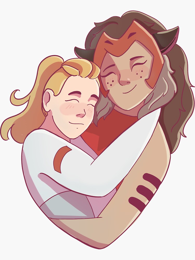 "catradora hug" Sticker by StefanySantiago | Redbubble