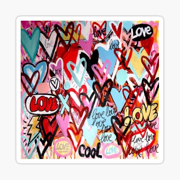 "Love aesthetic" Sticker by Deepstylezz | Redbubble
