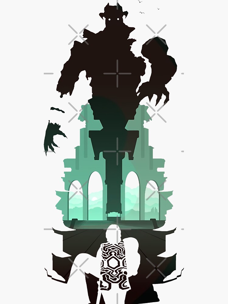 Pegatina «Shadow Of The Colossus Malus Silhouette 69 Simple Vintage ...