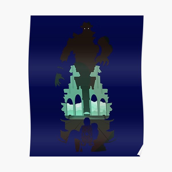 "Shadow Of The Colossus Malus Silhouette 69 Simple Vintage Graphic ...