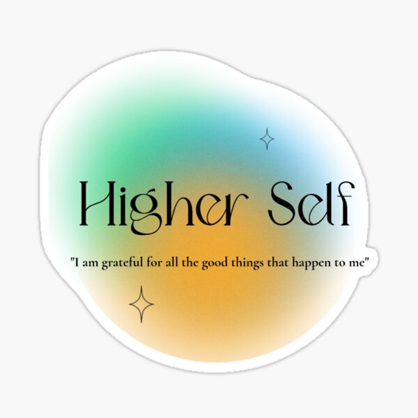 "Higher self - Spirituality in design " Sticker by DANABEKBOEVA | Redbubble