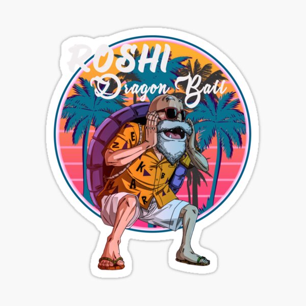 "master roshi dragon ball Classic ." Sticker by honusgfdaska | Redbubble
