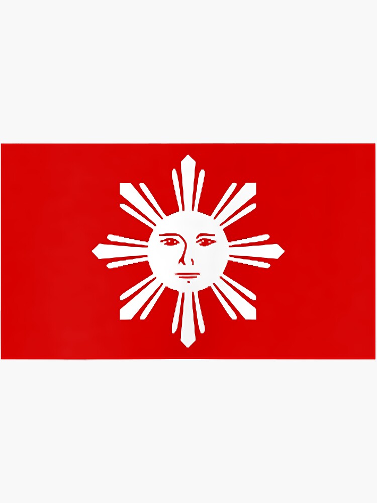 "KATIPUNAN FLAG of the Philippines T-Shirt" Sticker by zemelshkas ...