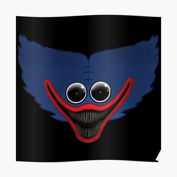 "Poppy playtime huggy wuggy's head creepy face" Poster by Ruvolchik ...