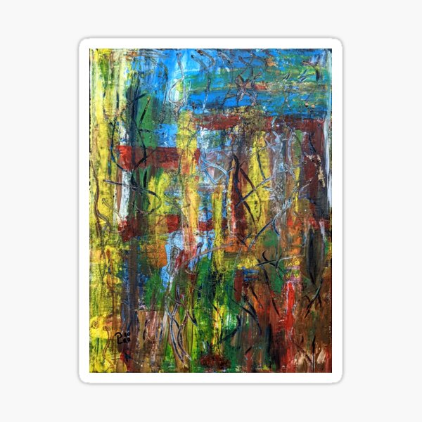 "Thorn bush abstract" Sticker for Sale by lppicture | Redbubble