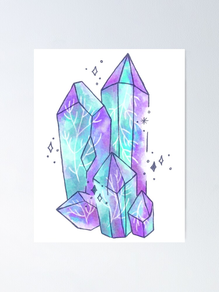 "A shiny, wonderful and attractive crystal" Poster for Sale by ...