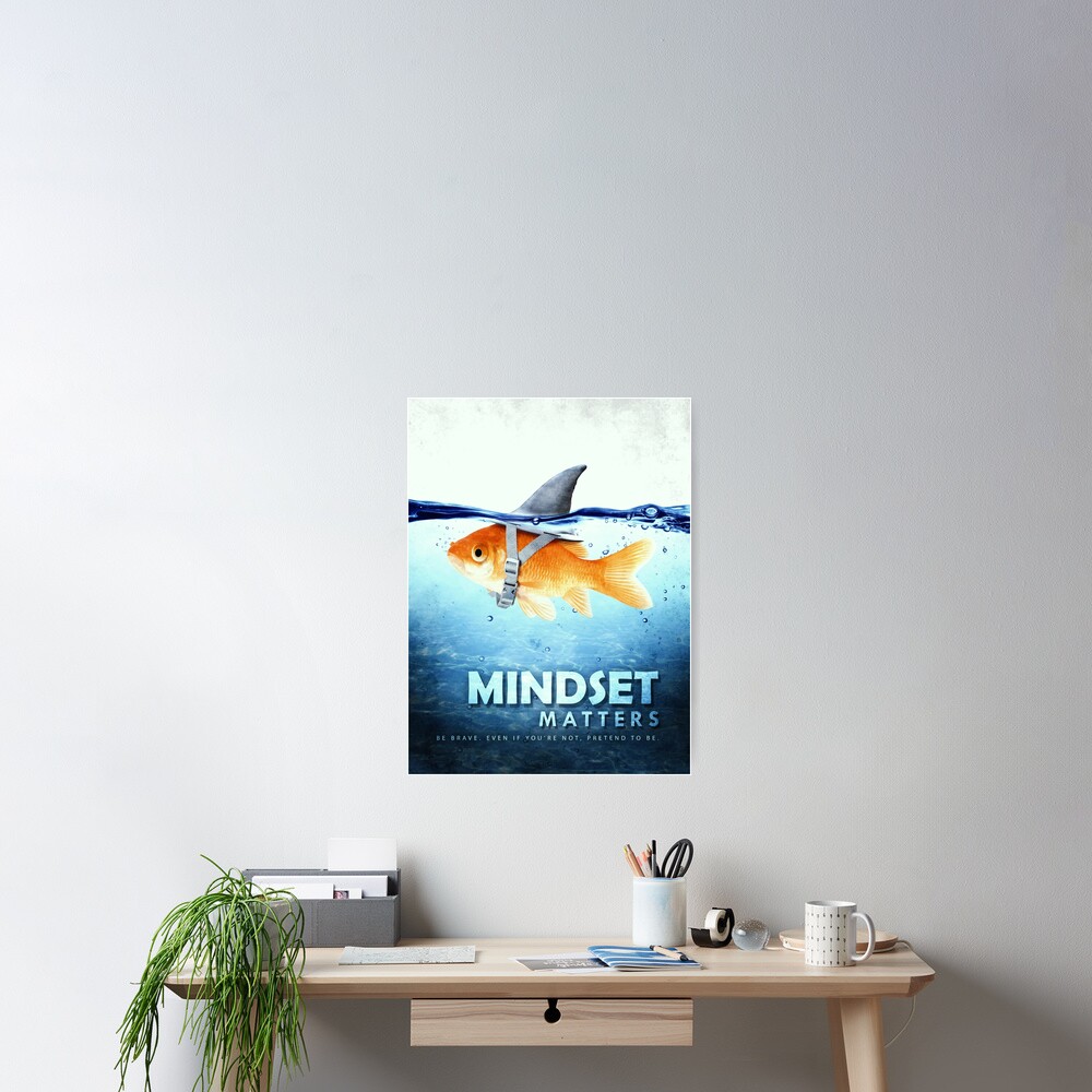 "Mindset Matters Motivational Office Decor Entrepreneur Mindset Is ...