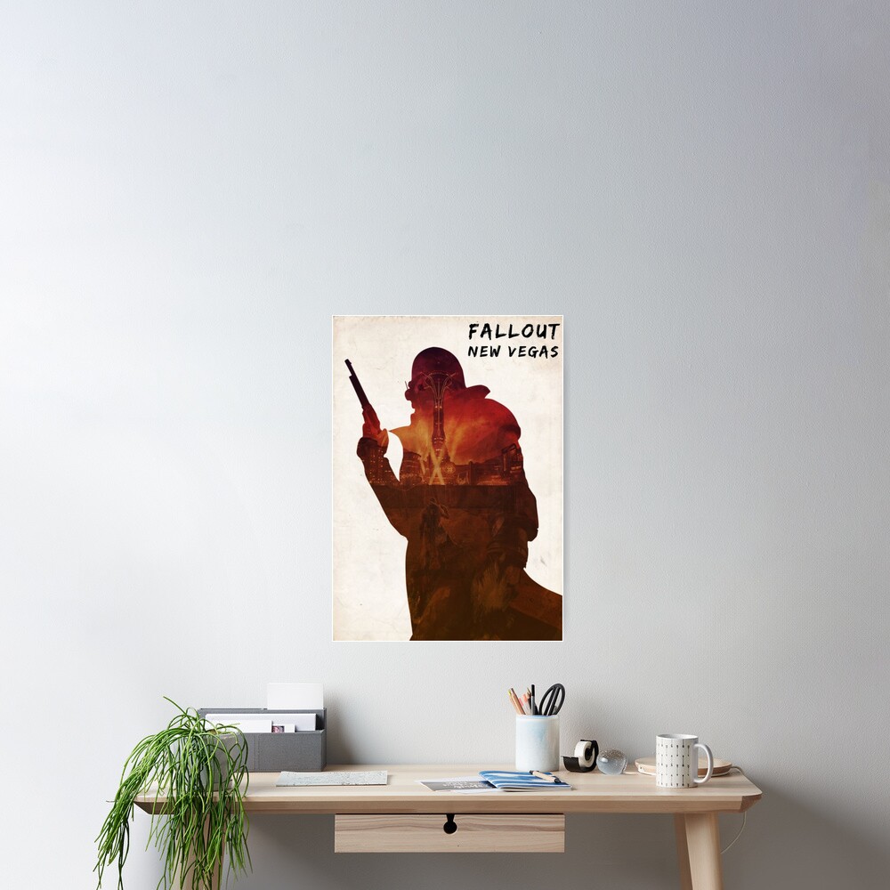"Fallout New Vegas Courier Poster " Poster for Sale by Fallout76ers ...