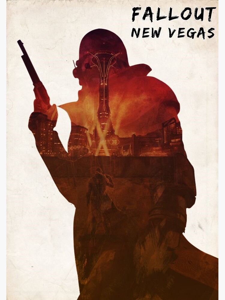 "Fallout New Vegas Courier Poster " Poster for Sale by Fallout76ers ...