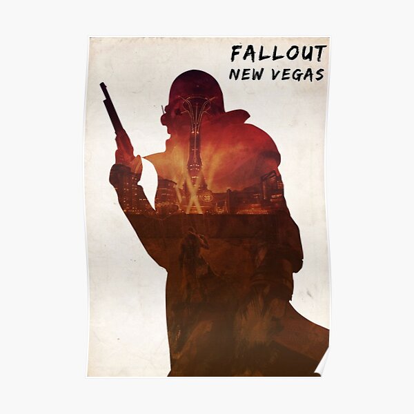 "Fallout New Vegas Courier Poster " Poster for Sale by Fallout76ers ...