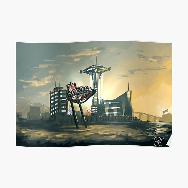 "Fallout New Vegas The Lucky 38" Poster for Sale by Fallout76ers ...