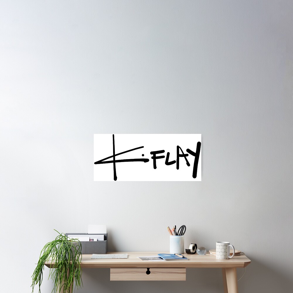 "K Flay Logo" Poster for Sale by bayamepop | Redbubble
